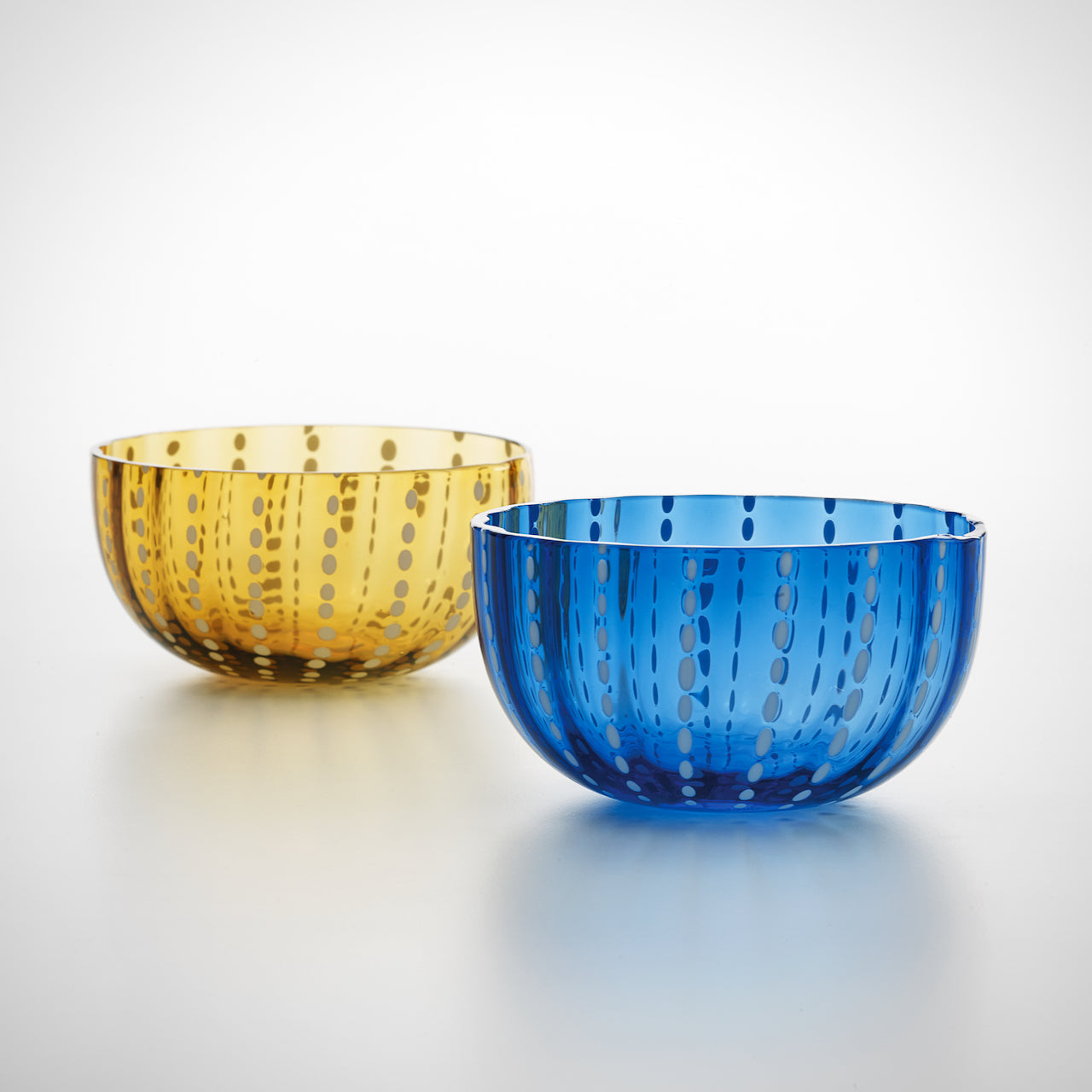 Zafferano handmade PERLE Bowl coloured glassware - Casa e Cucina